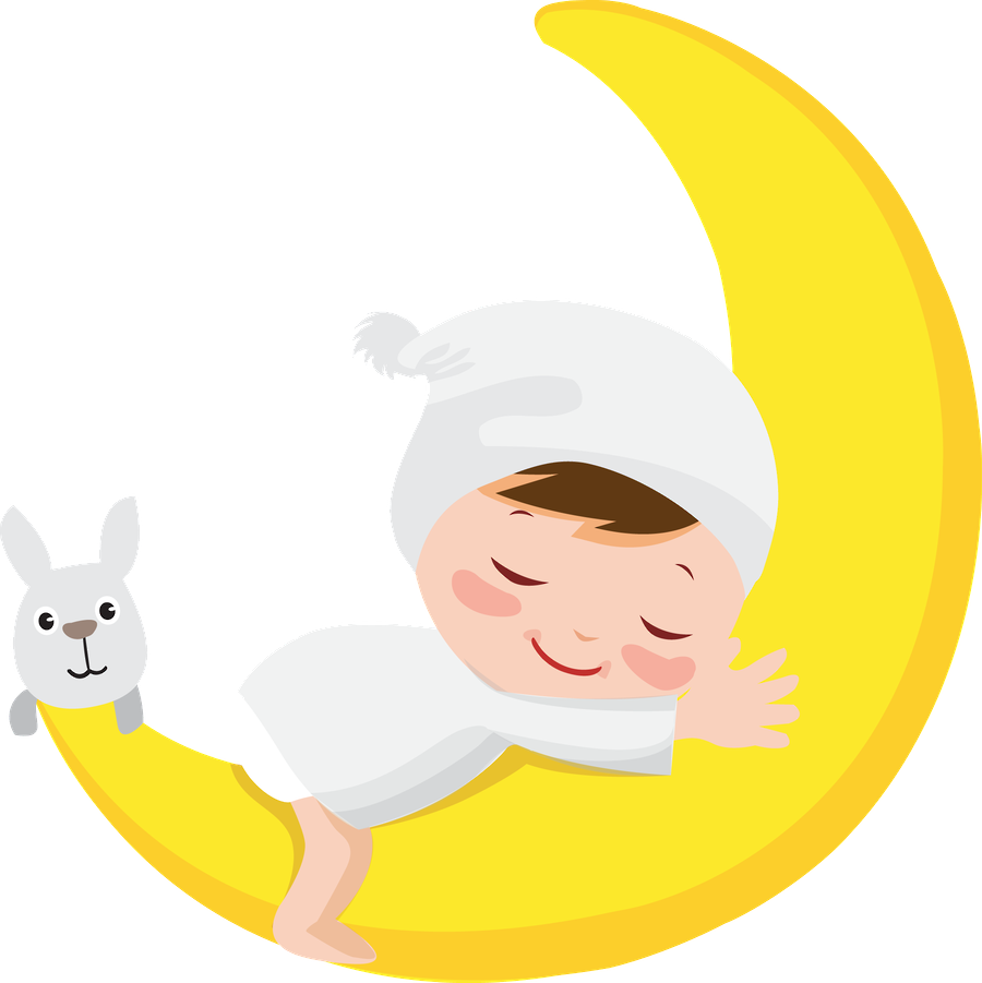 Moon ‿ ⁀ Good Night Baby, Baby Clip Art - Infant - Png Download - Full ...
