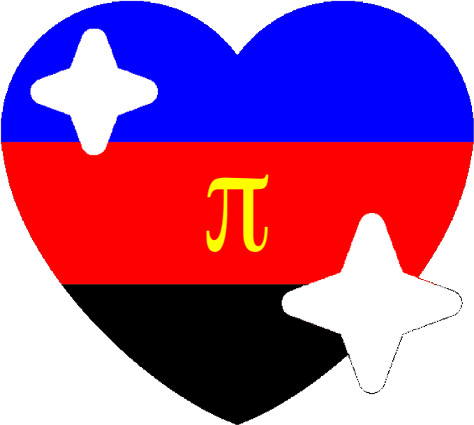 Polyamorous Sparkle Heart Discord Emoji - Transparent Pride Hearts ...