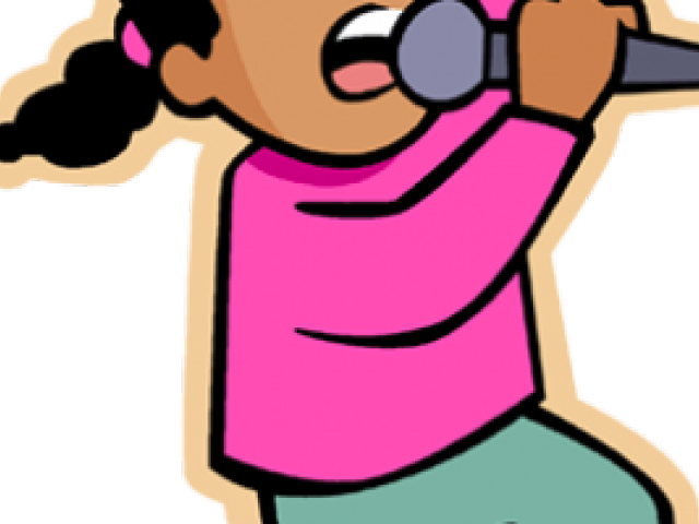 Download Singing Clipart Clipart Transparent Background - Action Verbs ...