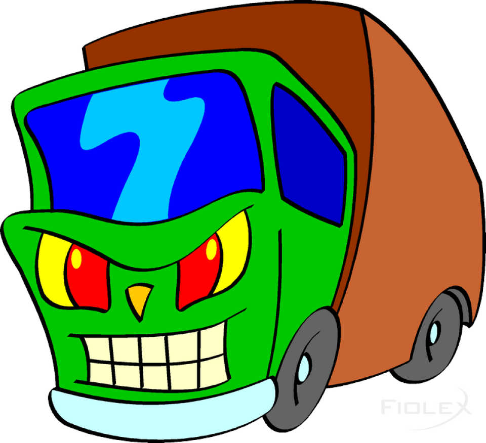 Evil Truck Clipart - Full Size Clipart (#3417470) - PinClipart