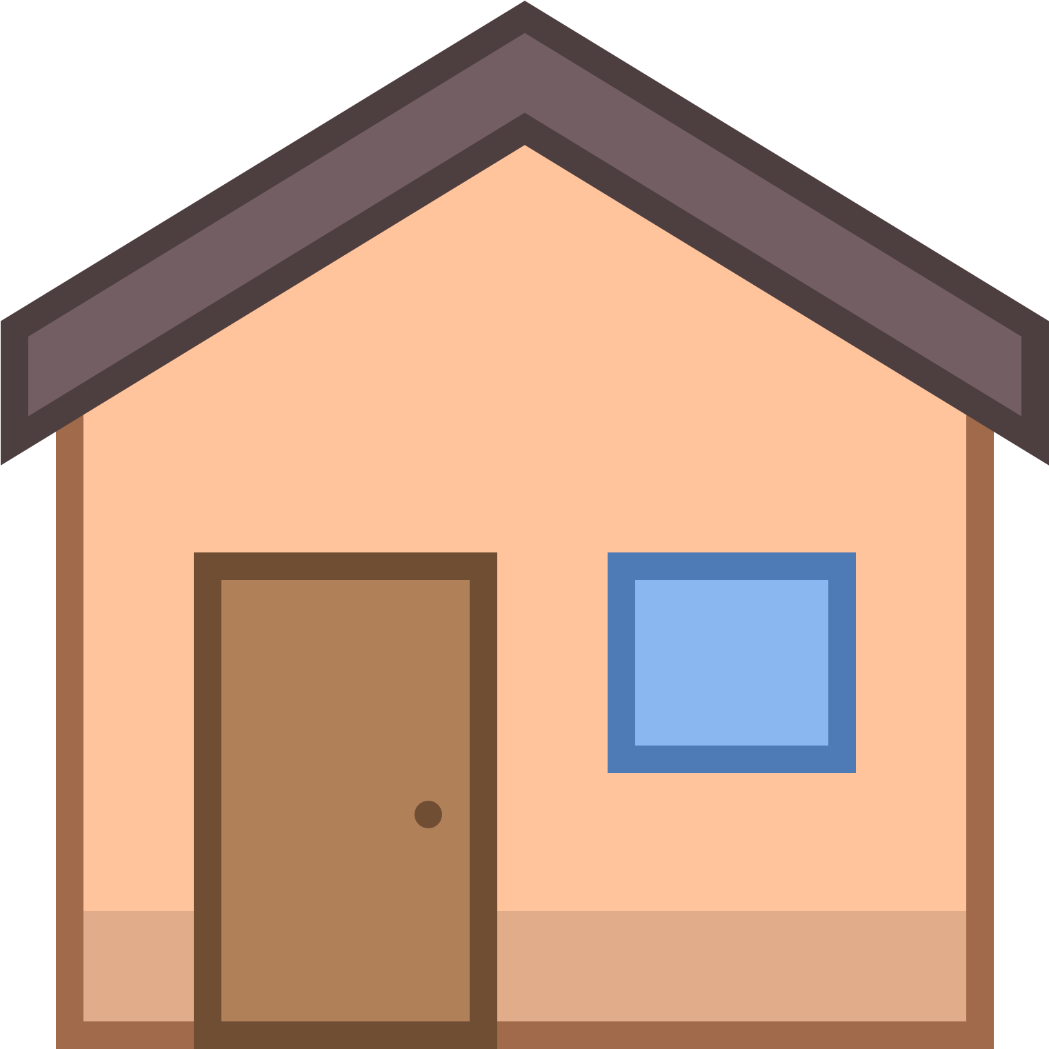 Exterior Icon - House Clipart - Full Size Clipart (#3420164) - PinClipart