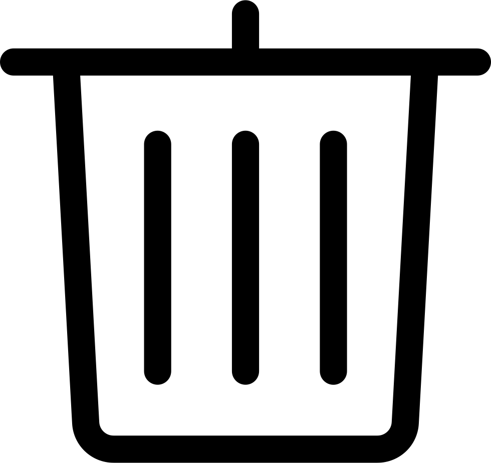 Png File Svg - Icone De Lixeira Png Clipart - Full Size Clipart ...