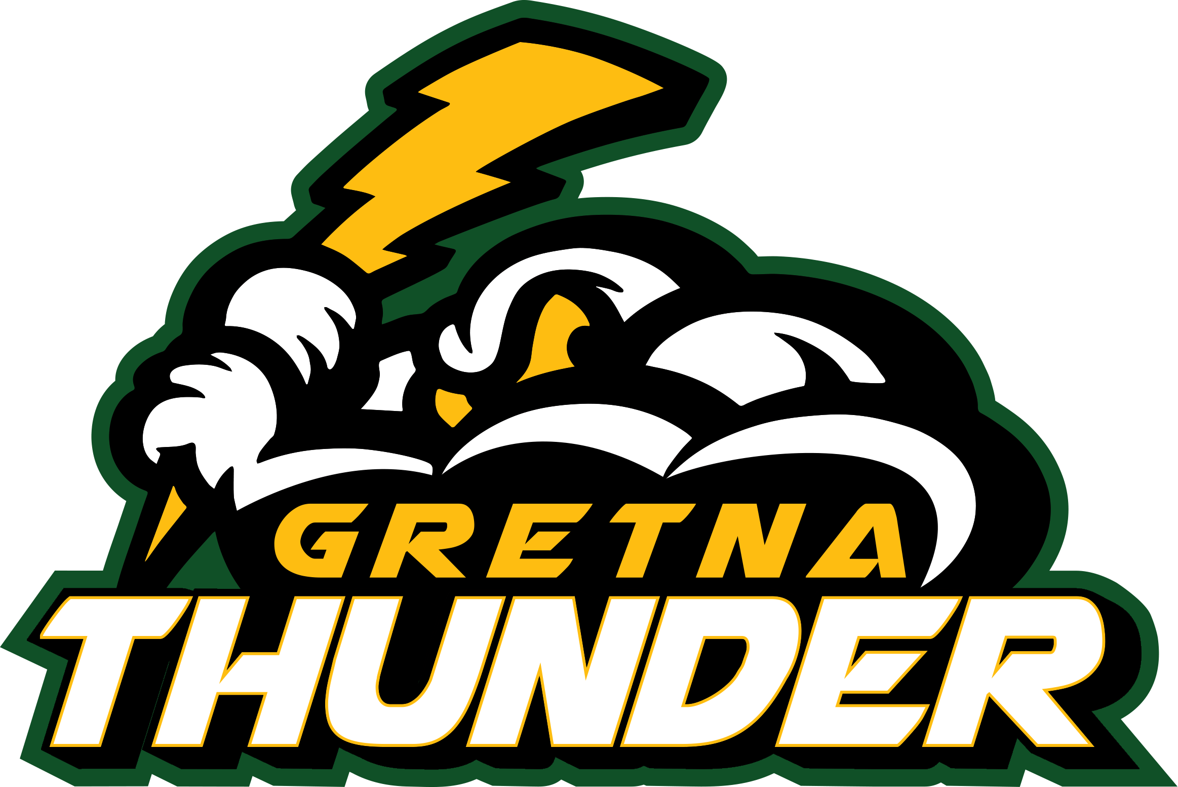 Download Gretna Thunder Logo Clipart (#3424982) - PinClipart
