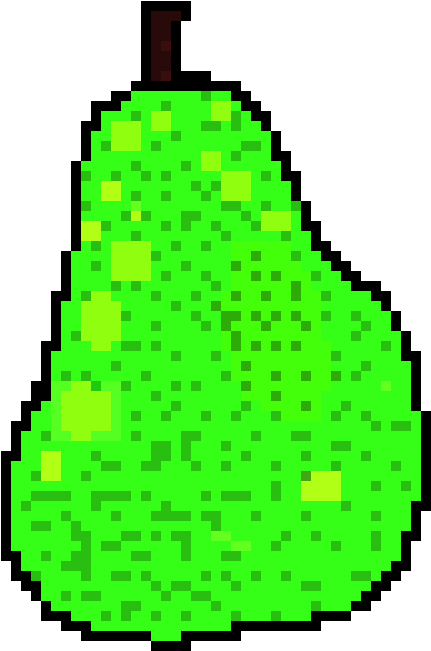 The Pixelated Pear - Pixel Art Sexy Clipart - Full Size Clipart ...