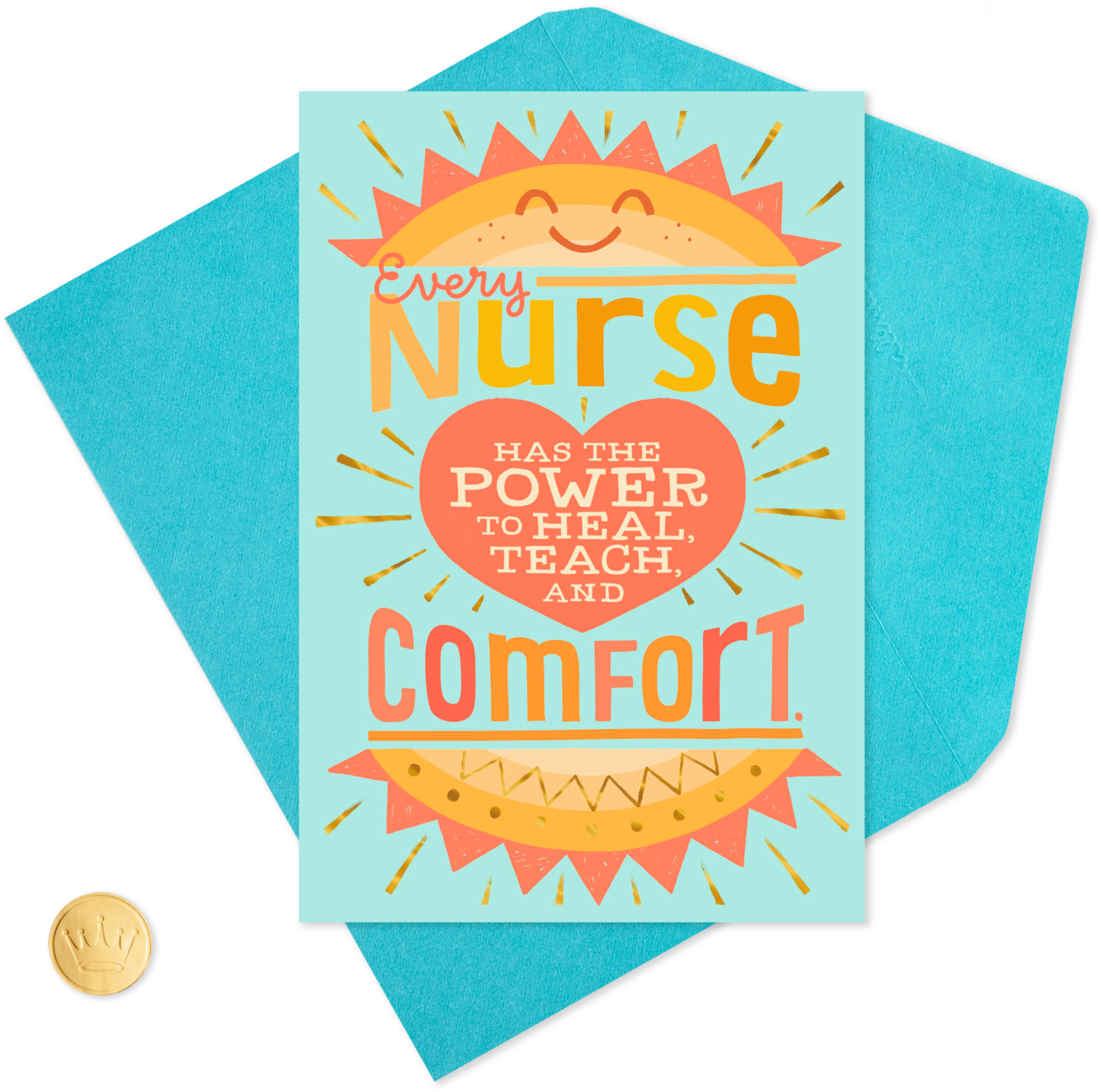 Teach And Comfort Nurses Day Card - Construction Paper Clipart - Full ...