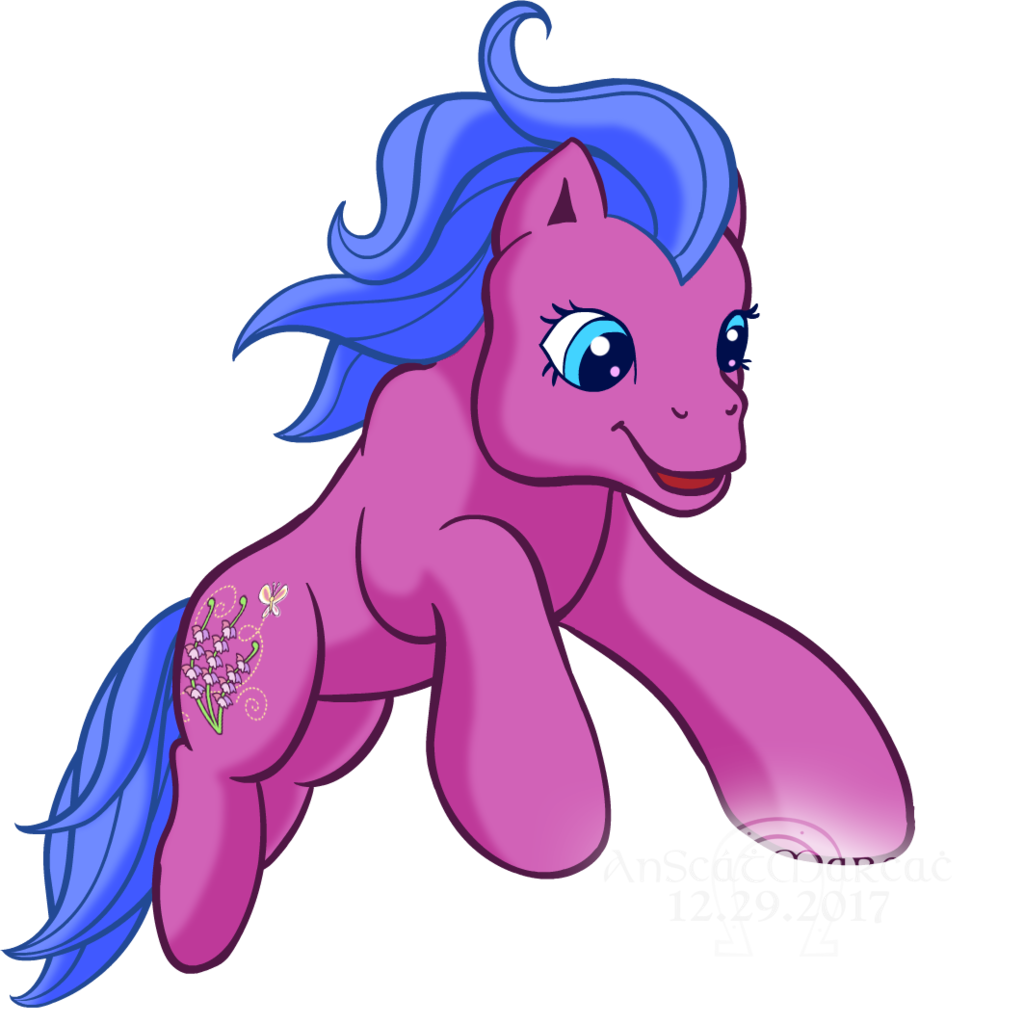 Drawn My Little Pony Jumping - G3 Heather Winds Clipart - Full Size ...