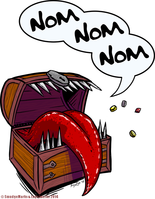 Feed The Mimic - Mimic Drawing Clipart - Full Size Clipart (#3440631 ...