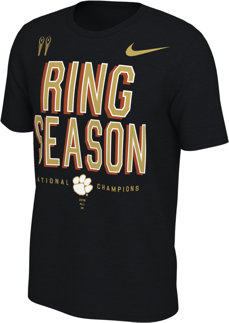 Boys Clemson Ring Season National Champions Short Sleeve - Active Shirt ...