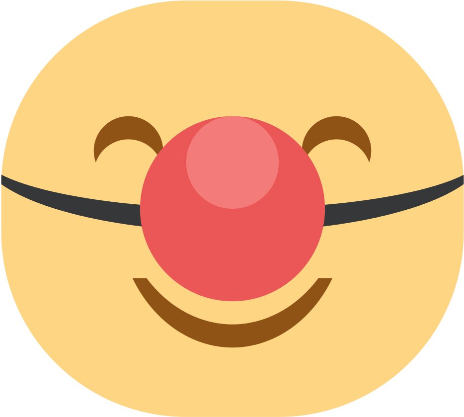 Clown Face Svg Free - Circle Clipart - Full Size Clipart (#3467704 ...