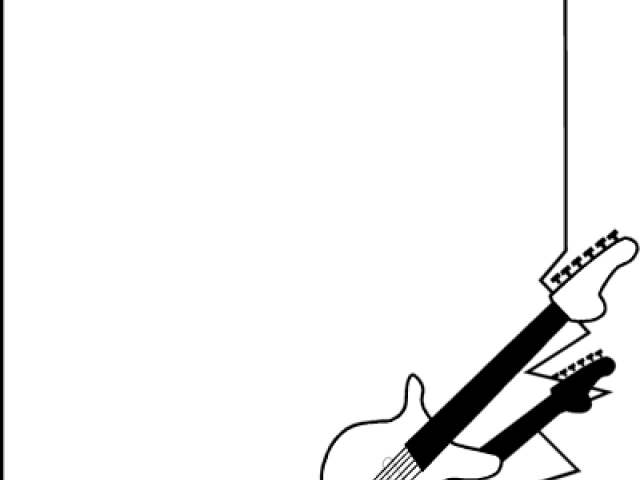 Download Border Clipart Music - Guitar Border - Png Download (#3471246 ...