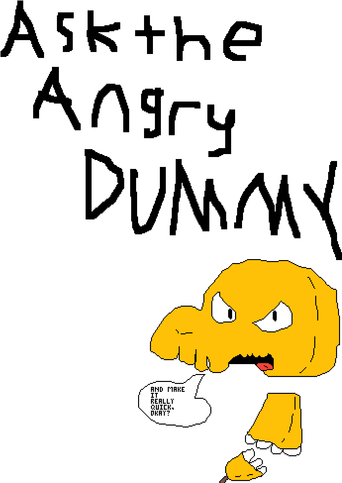 Ask The Angry Dummy Clipart - Full Size Clipart (#3474850) - PinClipart