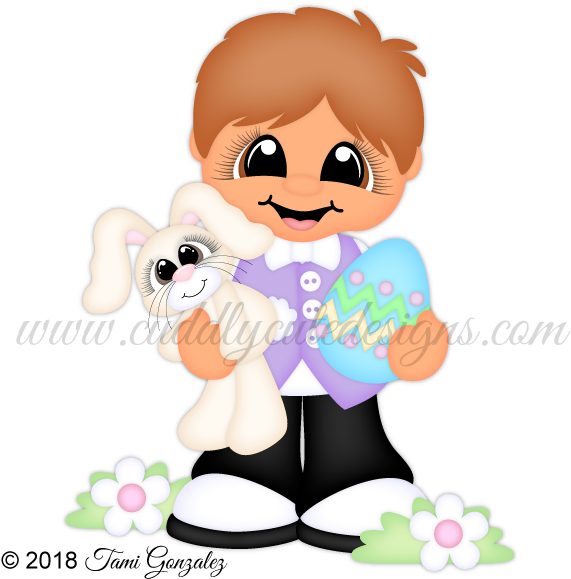 Easter Boy - Cartoon Clipart - Full Size Clipart (#3483855) - PinClipart