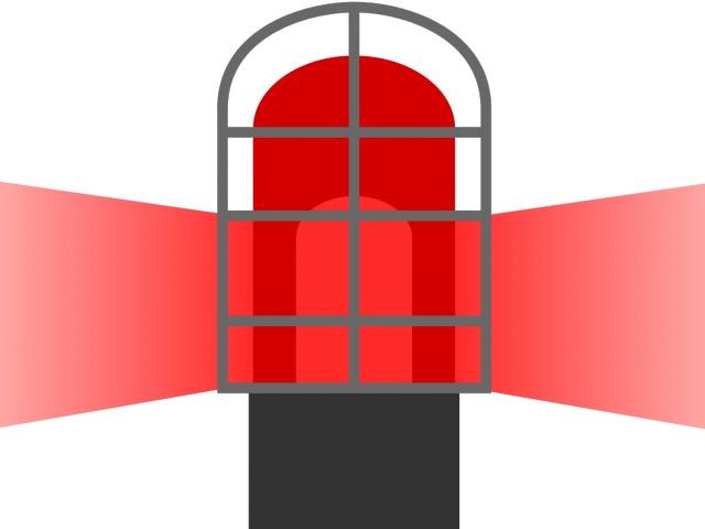 Traffic Light Clipart Rectangle Object - Hockey Goal Light Vector - Png ...