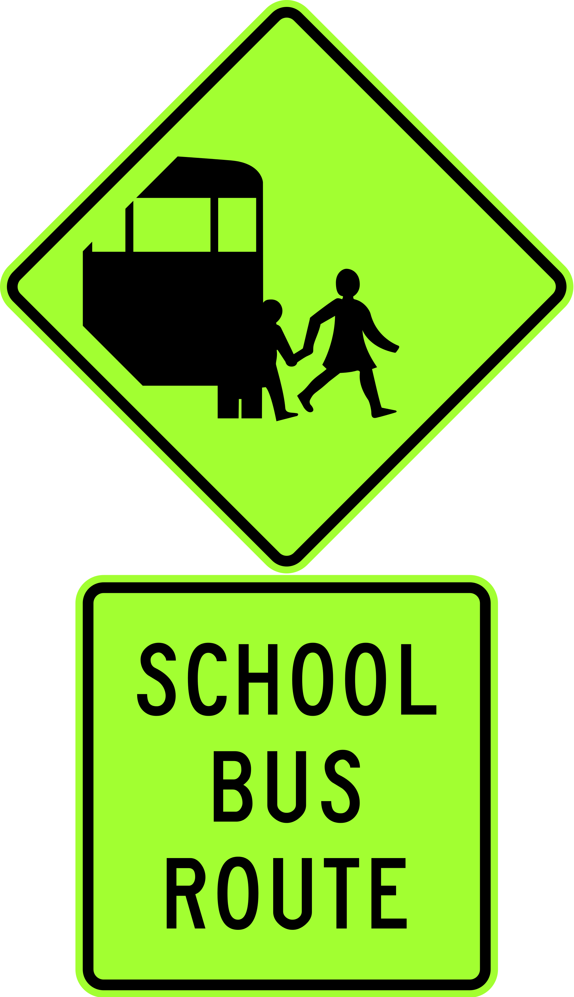 Open - School Loading Zone Sign Clipart - Full Size Clipart (#3492953 ...