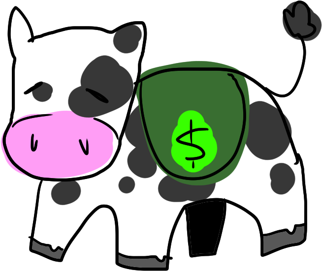 800 X 800 9 - Cash Cow Png Clipart - Full Size Clipart (#3494658 ...