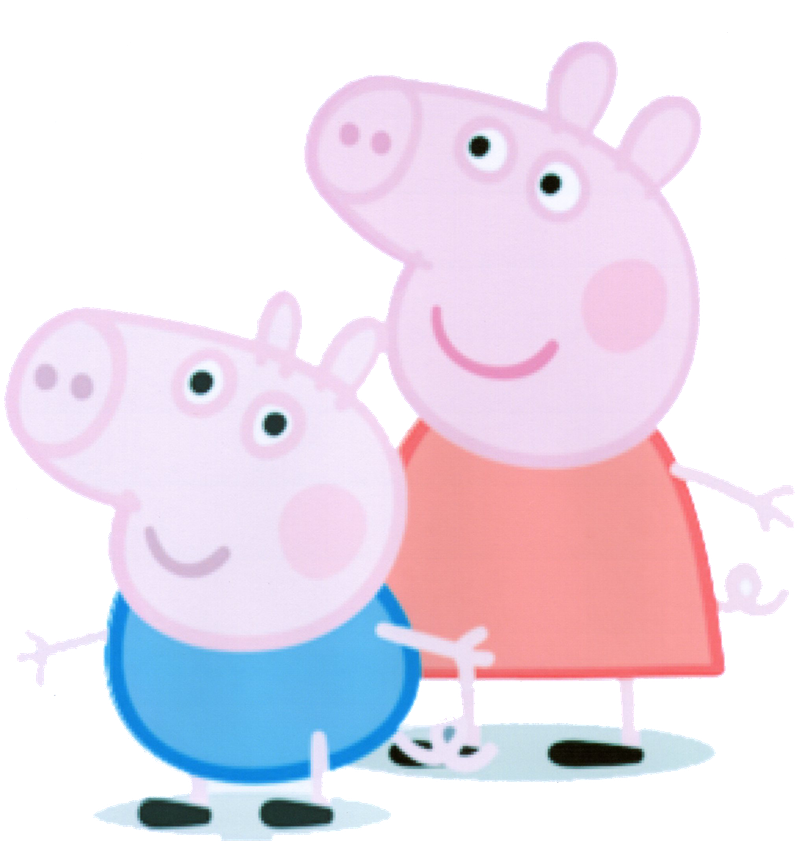 Minus George Pig, Peppa Pig, Me Gustas, Clip Art, Buttons - Peppa Pig ...