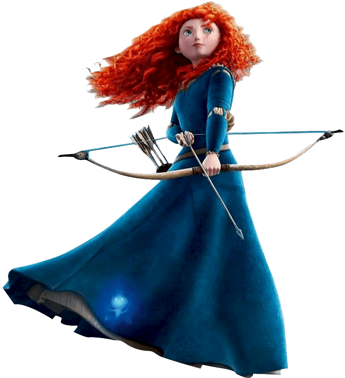 Brave Princess Cliparts - Brave Merida - Png Download - Full Size ...