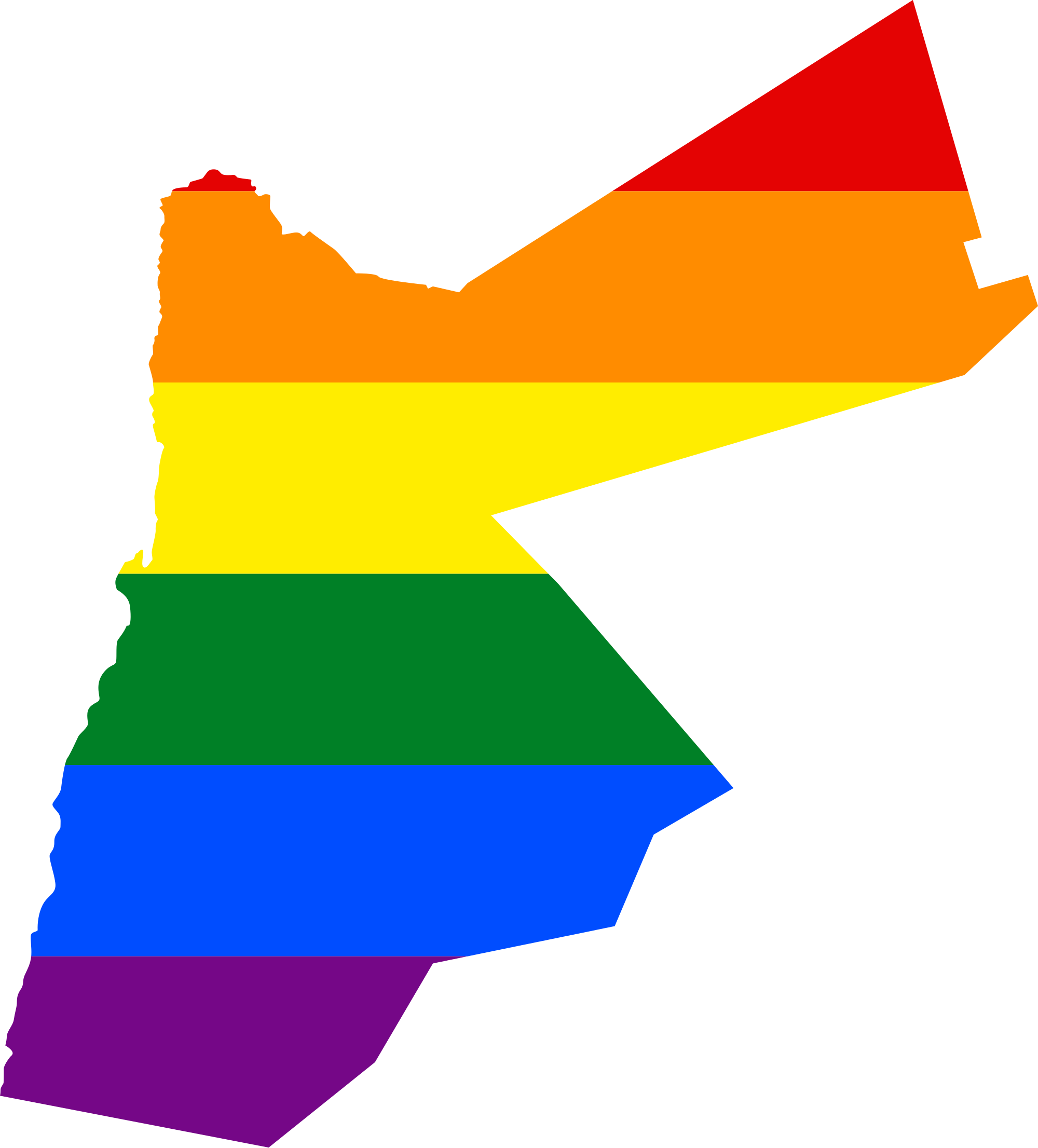 Jordan Flag Map Png Clipart - Full Size Clipart (#353986) - PinClipart