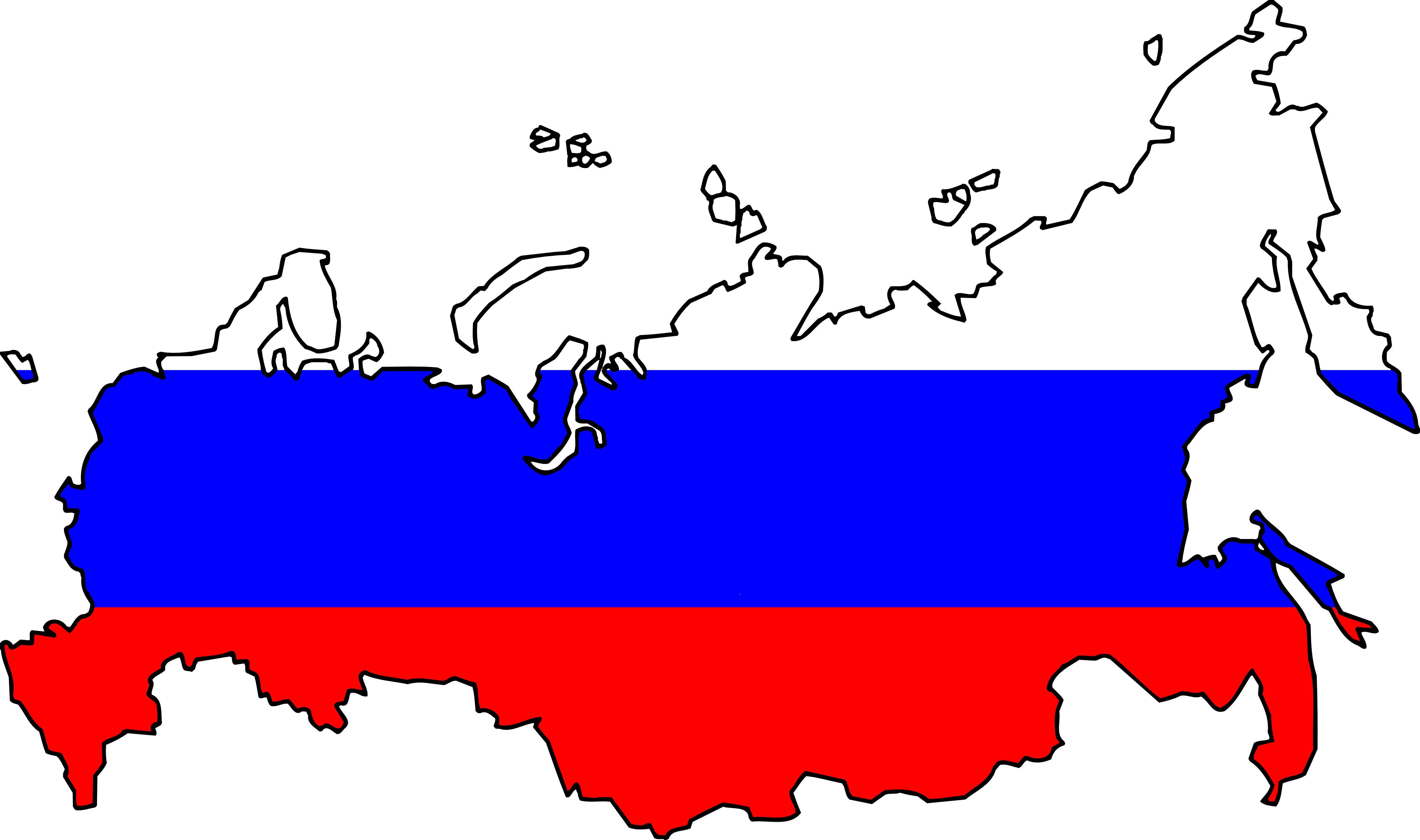 Download Flag Map Flagartist - Cool Map Of Russia Clipart (#354971 ...