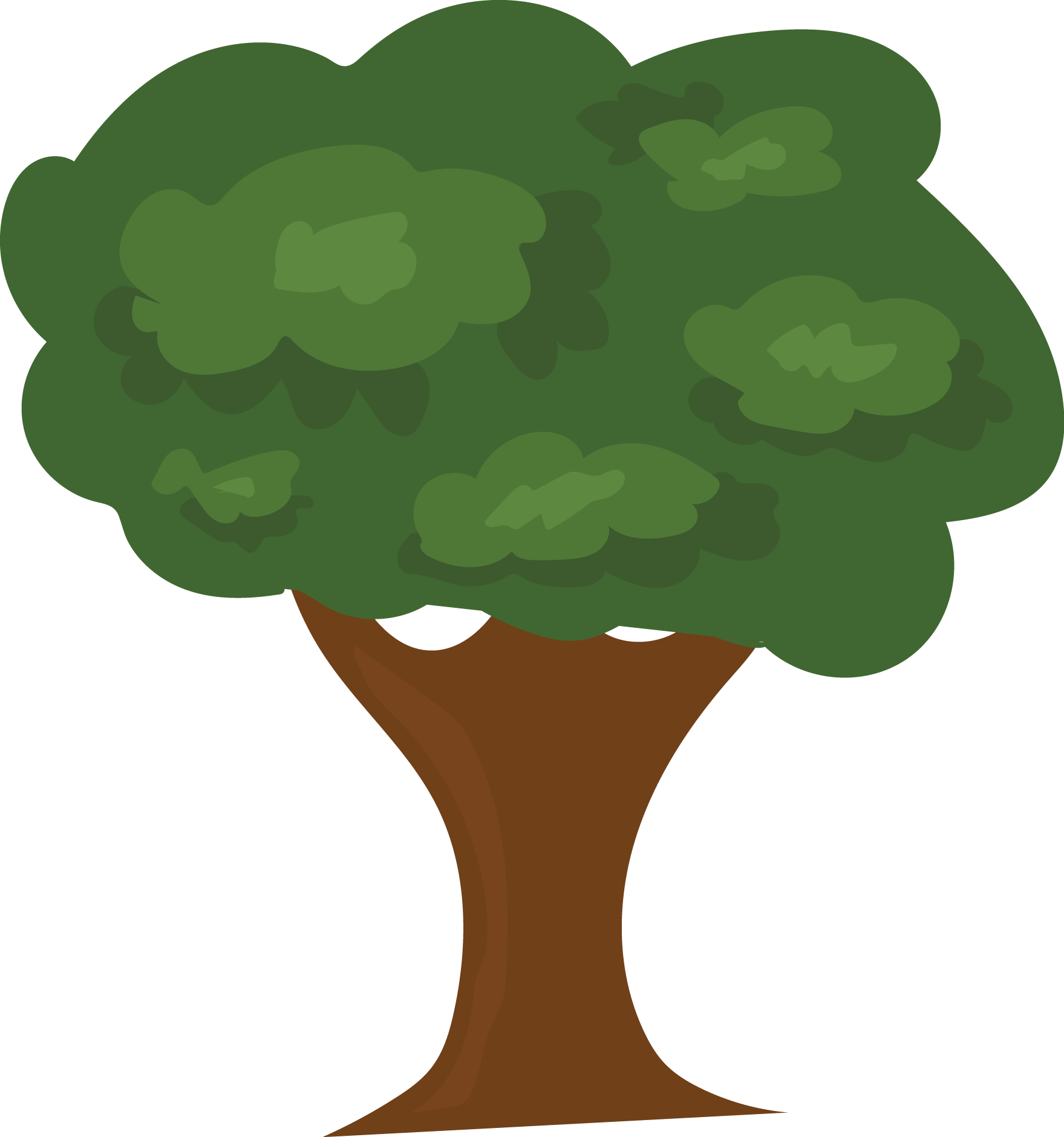Download Forest Tree Vector V1 - Forest Clipart (#355383) - PinClipart