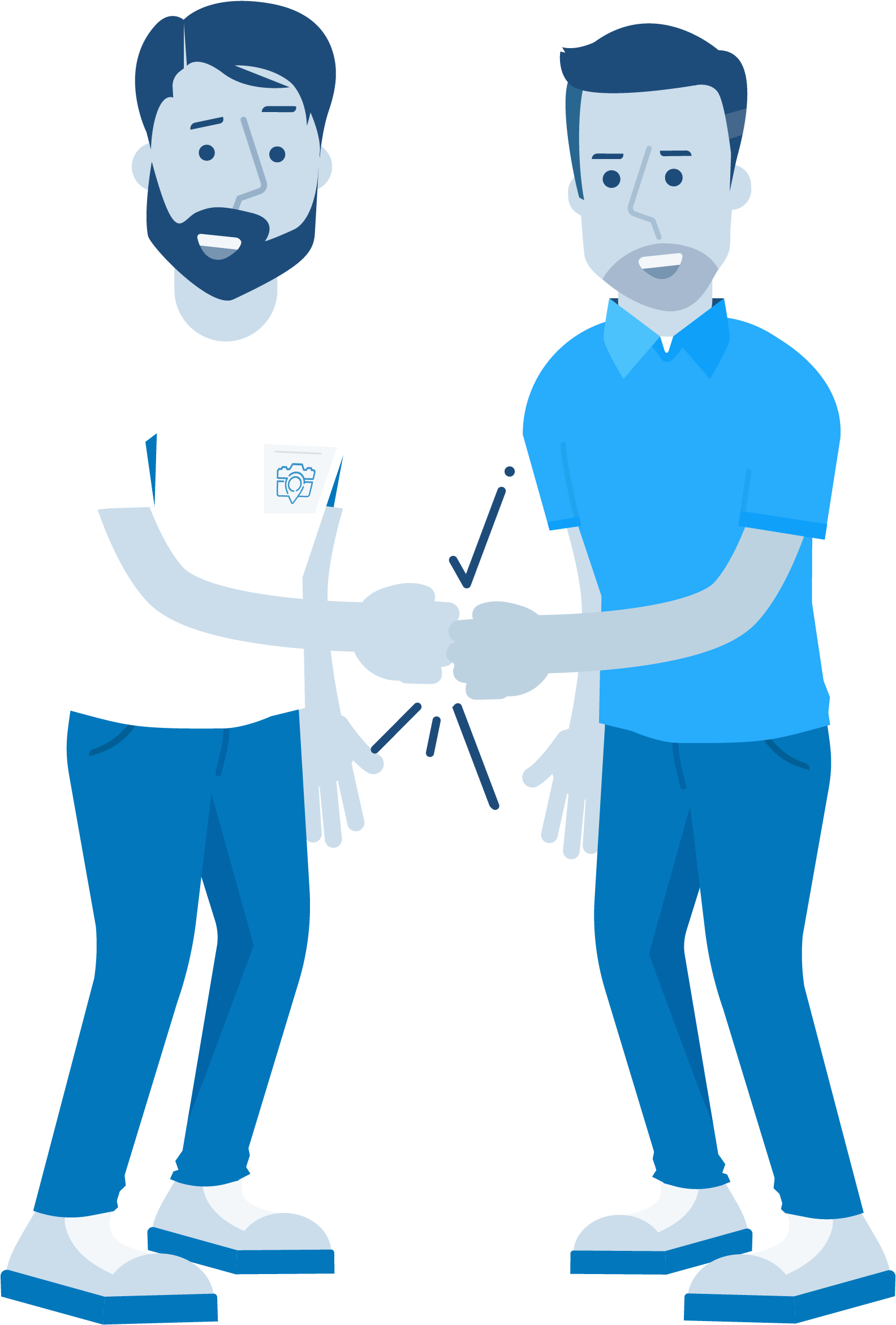 Companycam Parternship Illustration - Cartoon Clipart - Full Size ...