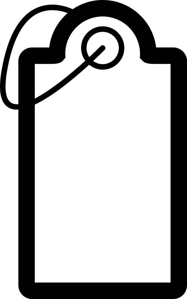 Png File - Tag With String Svg Clipart - Full Size Clipart (#3503070 ...