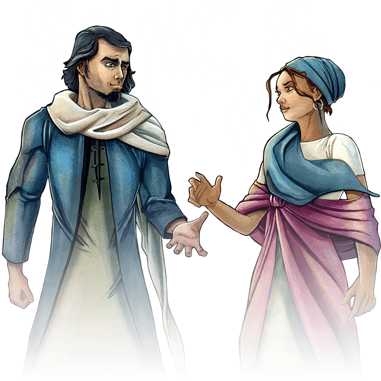 Isaac And Rebekah - Illustration Clipart - Full Size Clipart (#3503834 ...