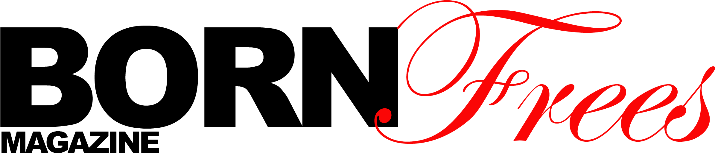 Born Frees Magazine Logo - Graphic Design Clipart - Full Size Clipart ...