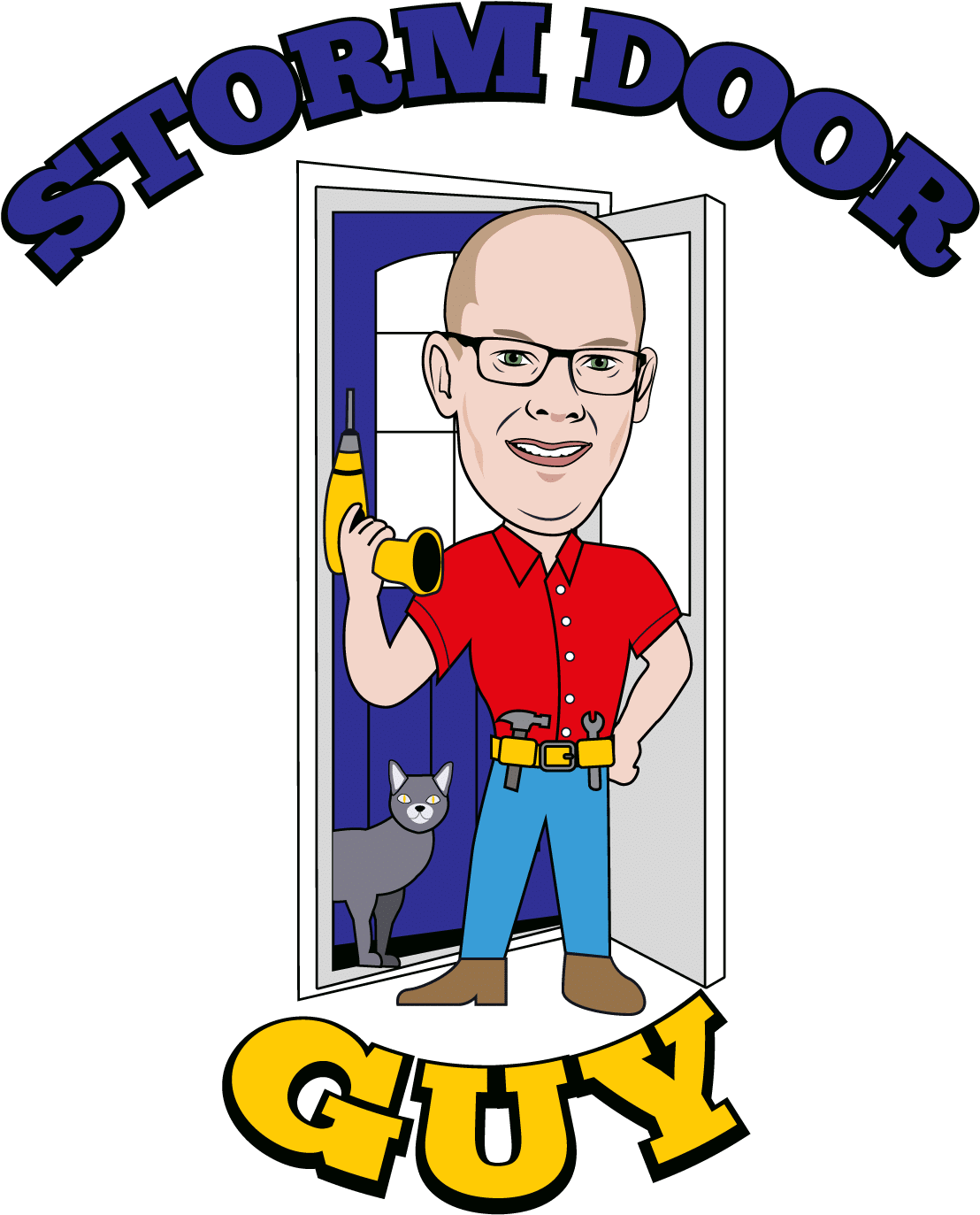 The Storm Door Guy - Cartoon Clipart - Full Size Clipart (#3520273 ...