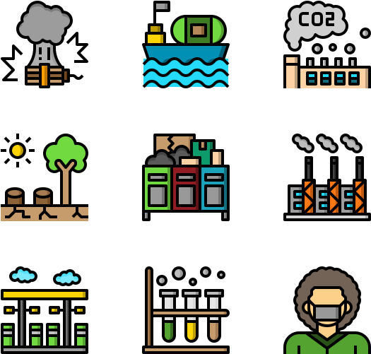 Pollution - Icon Clipart - Full Size Clipart (#3522013) - PinClipart