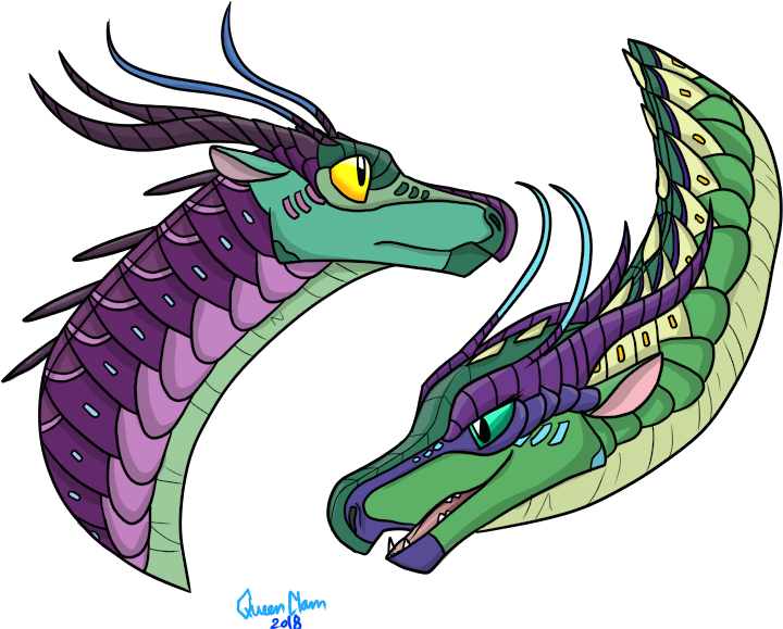 Blue And Luna - Wings Of Fire Luna Clipart - Full Size Clipart ...