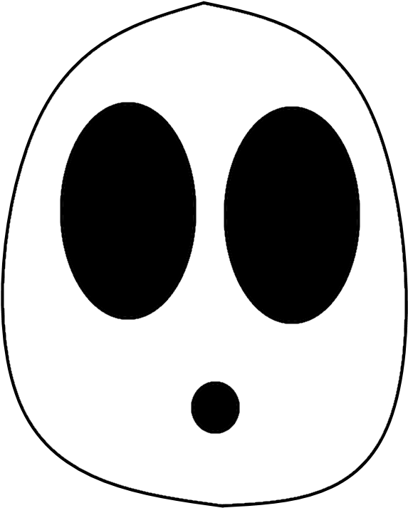 Download Just A Shy Guy Mask By Mrtheamazingdude - Shy Guy Mask Png ...