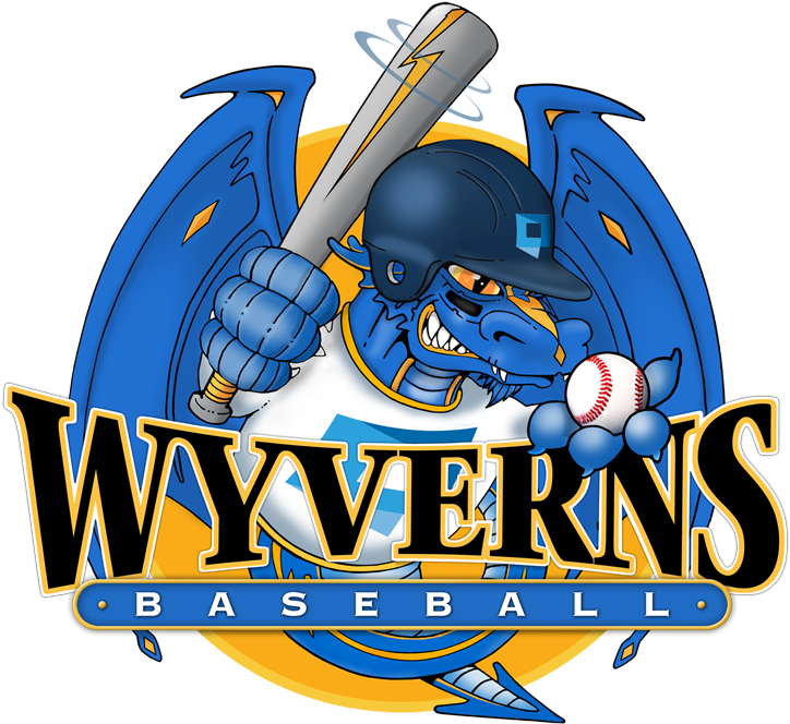 Wyvern Baseball Mascot - Quinsigamond Community College Clipart - Full ...