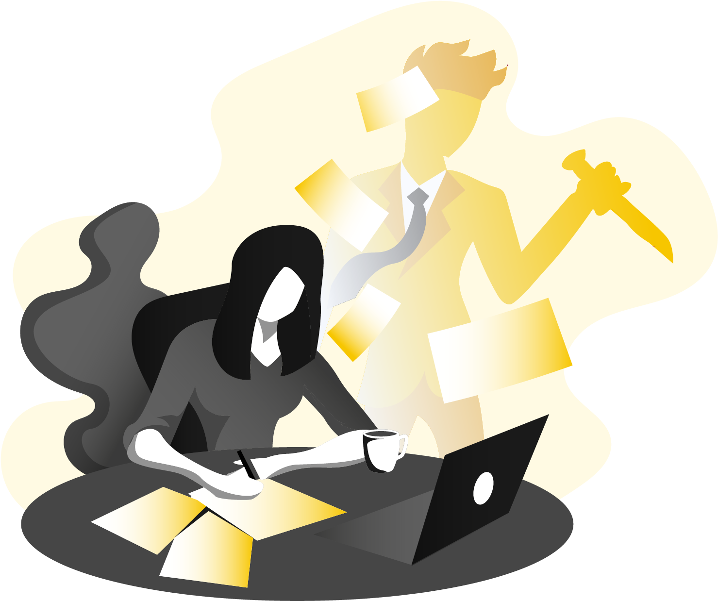 Download Writers - Illustration Clipart (#3523129) - PinClipart