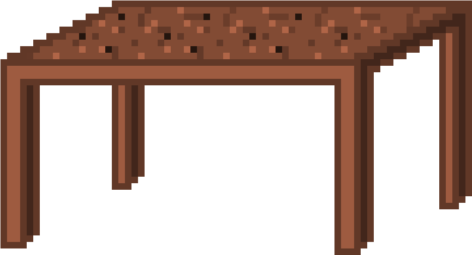 Purlio Front Table - Pixel Art Table Png Clipart - Full Size Clipart ...