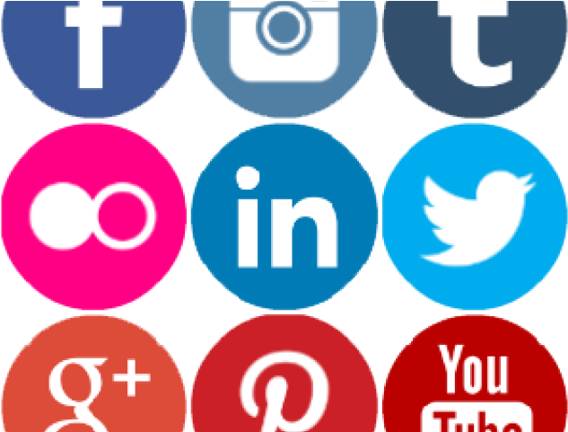 Social Media Clipart Transparent - Mga Logo Ng Social Media - Png ...