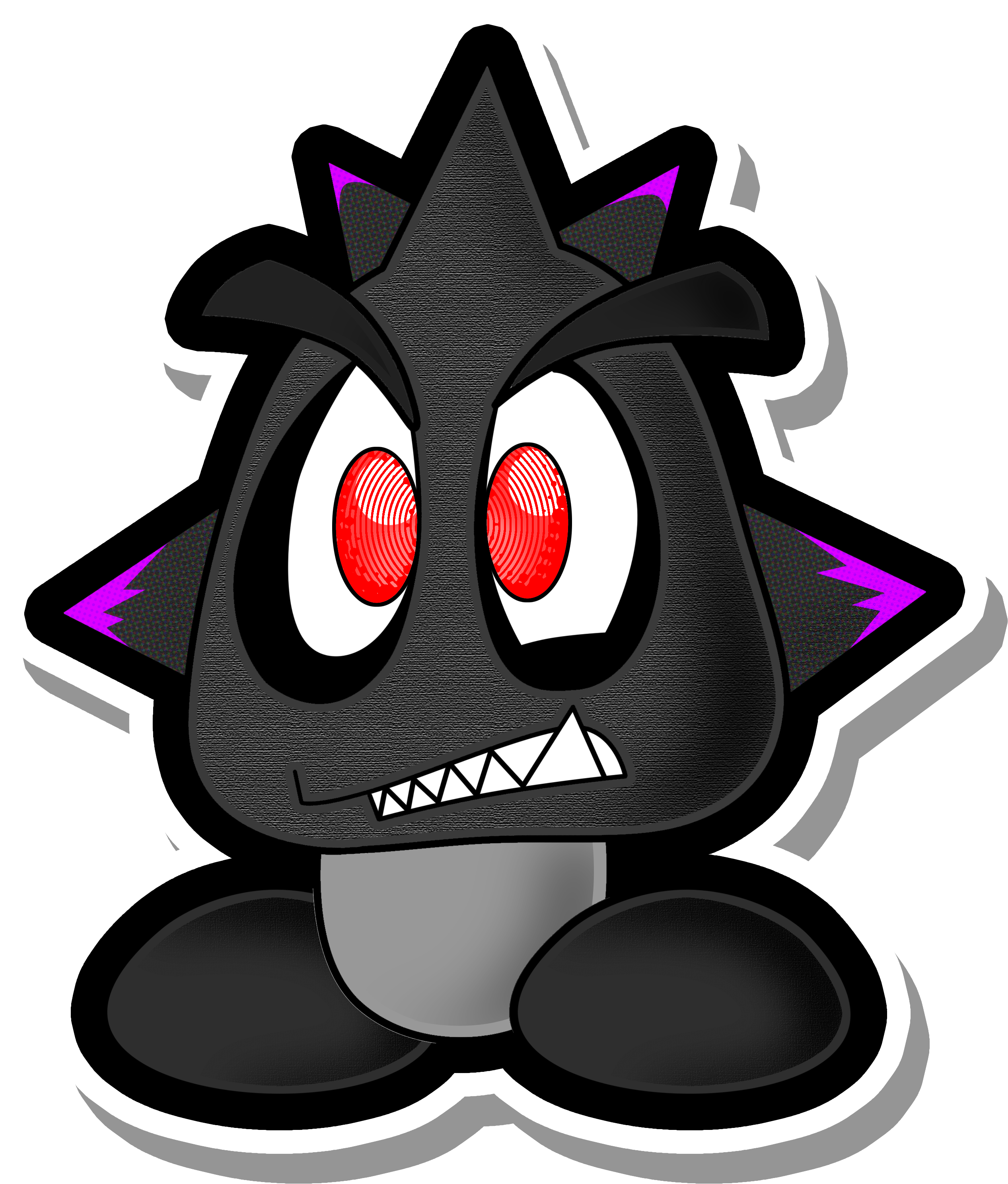 Enemy Png - Enemy Cartoon Go Png Clipart - Full Size Clipart (#3532830 ...