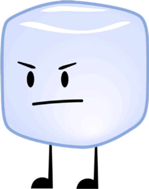Ice Cube - Battle For Dream Island Ice Cube Icon Clipart - Full Size ...