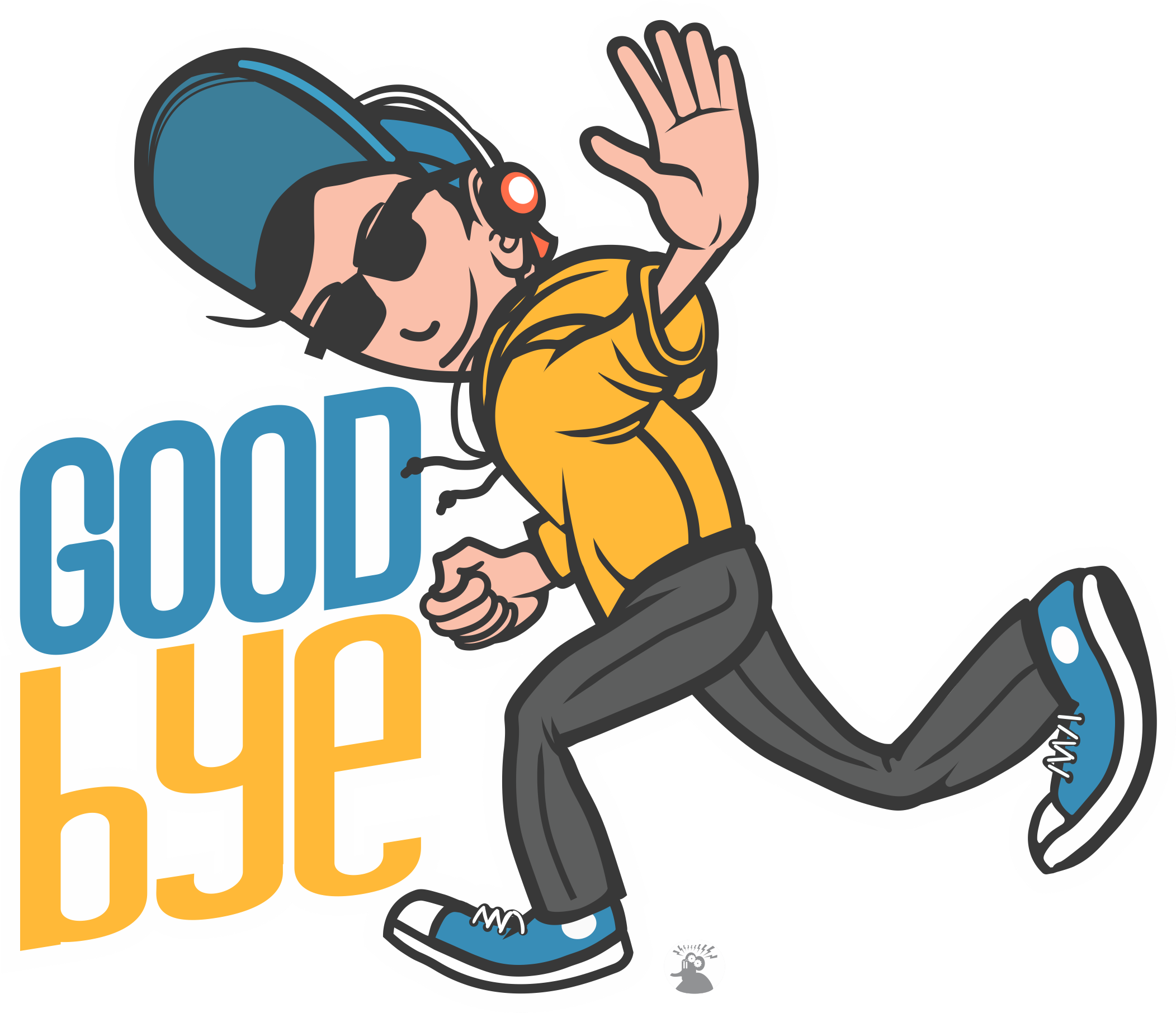 Download Share This - - Good Bye Stickers Clipart (#3535399) - PinClipart