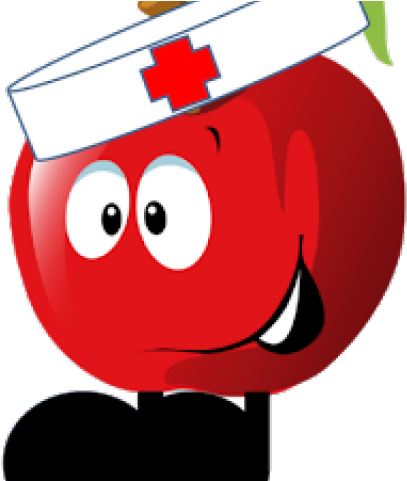 Apple Clipart Doctor - Cartoon Clipart Apple - Png Download - Full Size ...