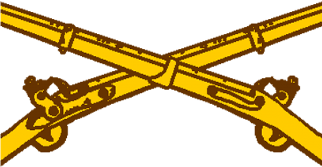 Download Rifle Clipart Vector - Infantry Crossed Rifles - Png Download ...