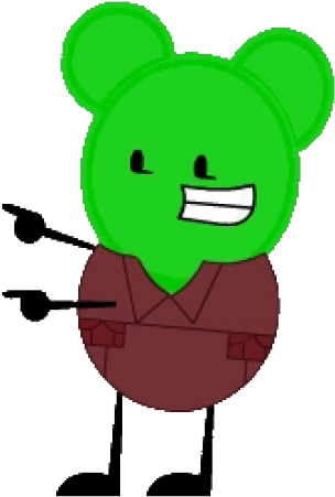 Gummy Bear Clipart First - Bfdi Gummy Bear - Png Download - Full Size ...