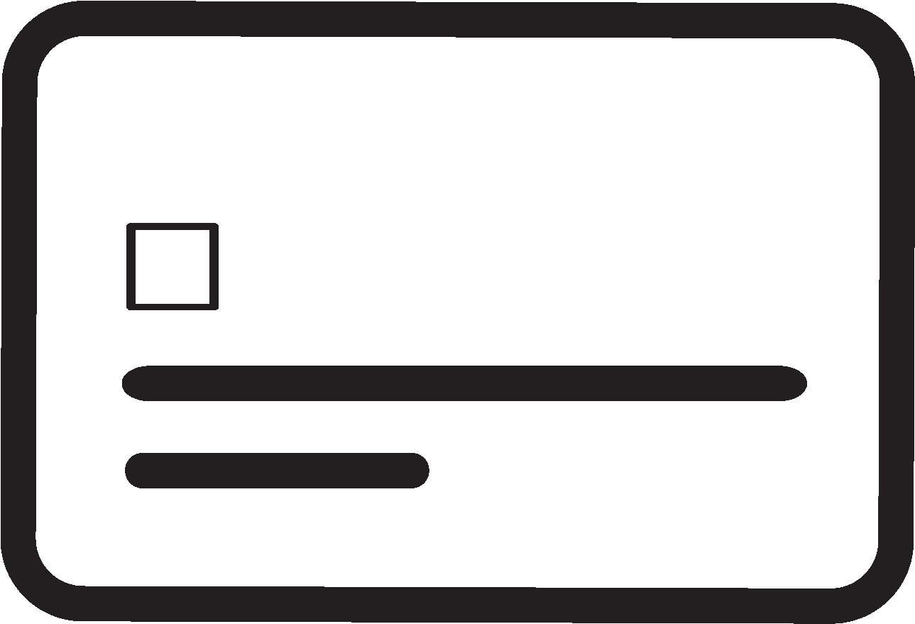 Card Icon - Line Art Clipart - Full Size Clipart (#3548071) - PinClipart