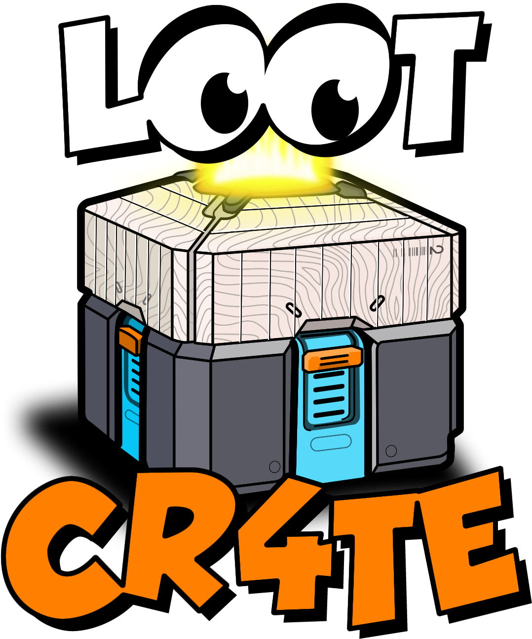 Loot Cr4te Logo Clipart - Full Size Clipart (#3558890) - PinClipart
