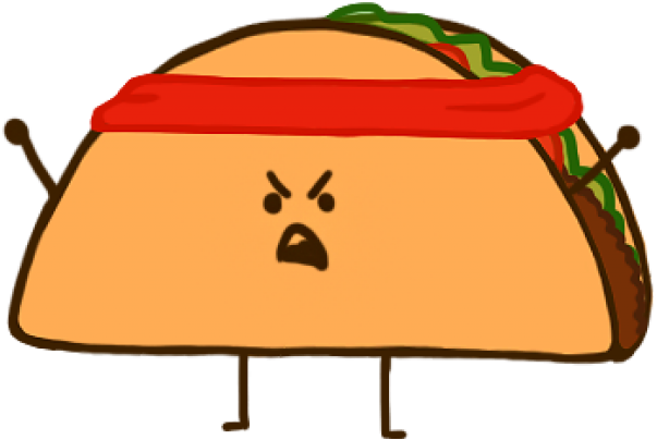 Sushi Clipart Pusheen - Angry Tacos - Png Download - Full Size Clipart ...
