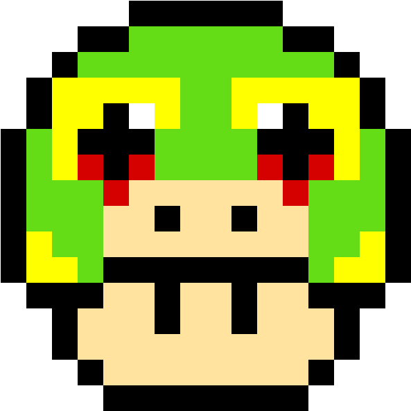 Lizard Lives Matter - Pixel Art Mushroom Mario Clipart - Full Size ...