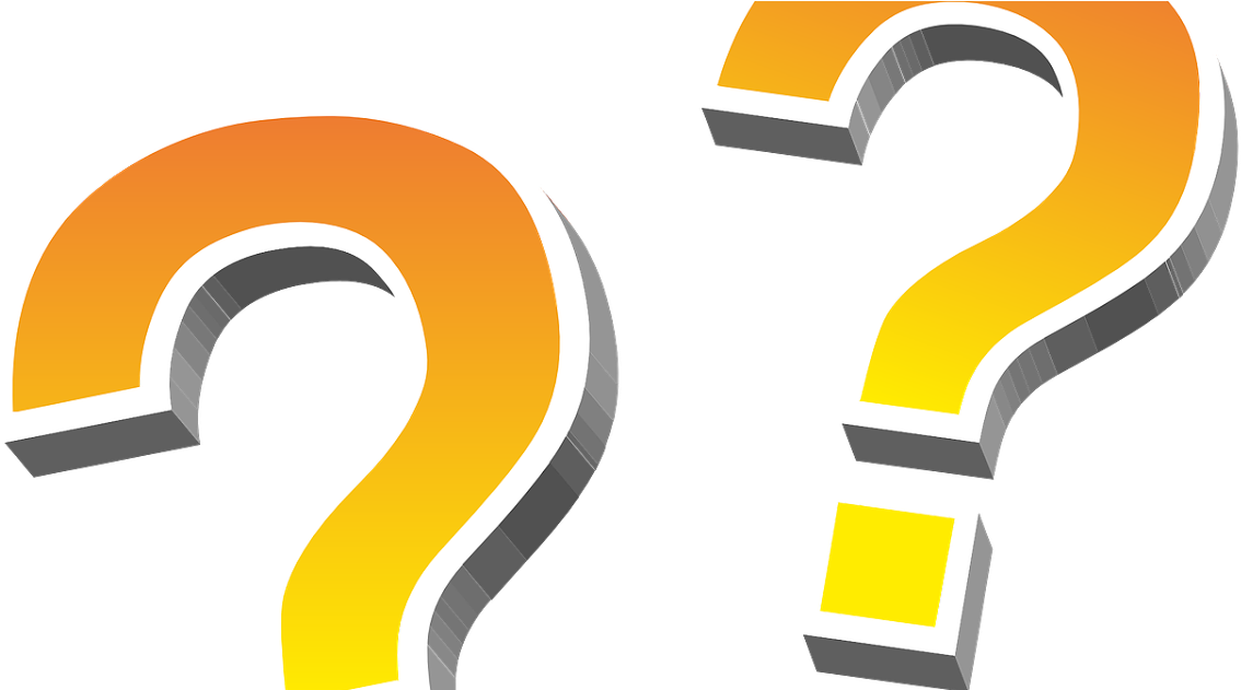 Two Question Marks Clipart - Full Size Clipart (#3564852) - PinClipart
