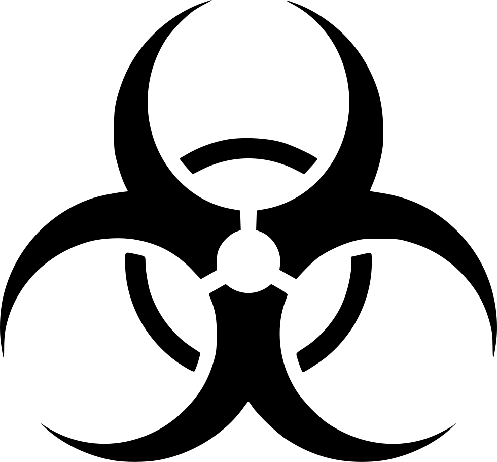 Png File Svg - Biohazard Symbol Clipart - Full Size Clipart (#3579488 ...