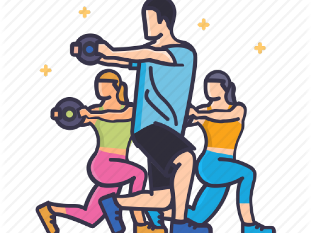 Download Exercise Bench Clipart Group Exercise - Illustration - Png ...