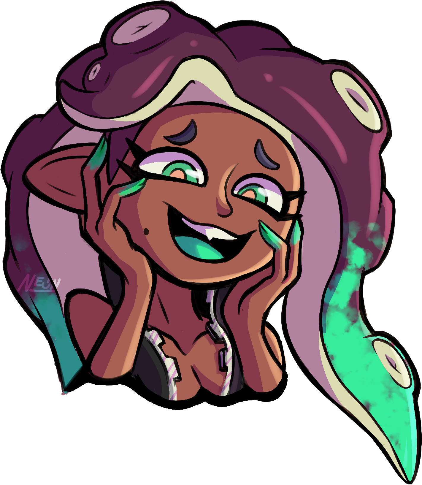 Marina Bust - Cartoon Clipart - Full Size Clipart (#3595954) - PinClipart